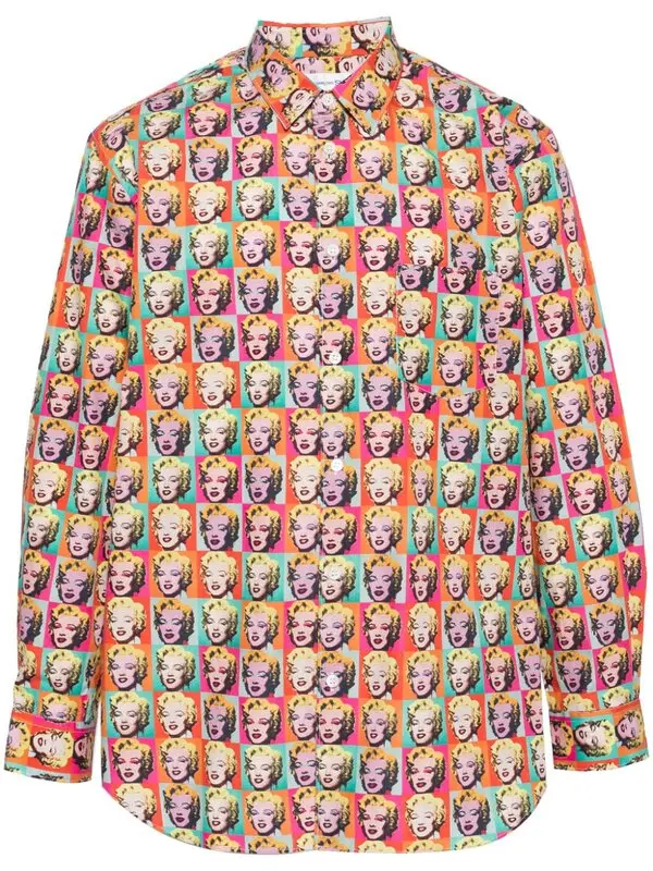 Comme Des Garçons X Andy Warhol Pop Art-print Shirt
