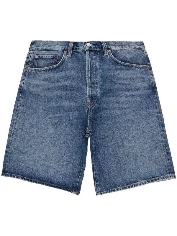 AGOLDE Wide-leg Denim Shorts