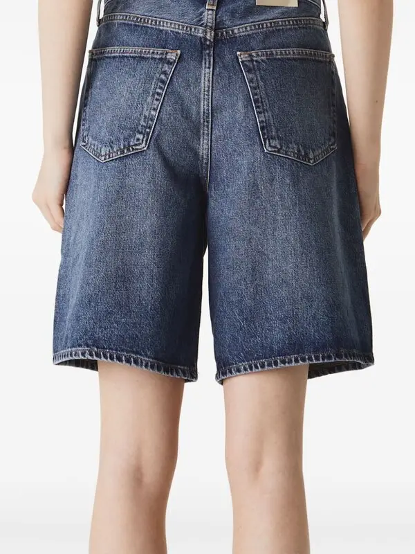 AGOLDE Wide-leg Denim Shorts