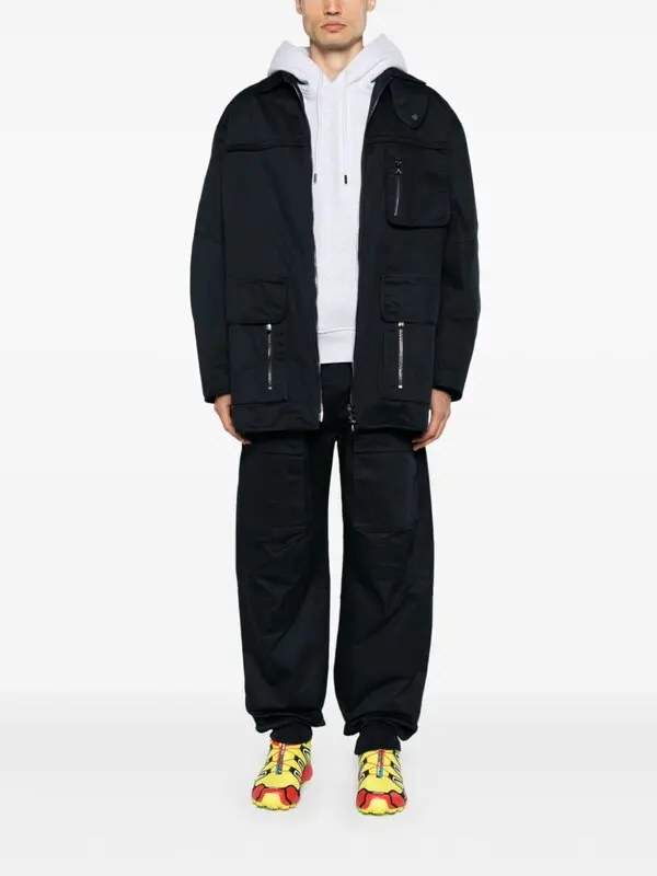 FERRARI Quilted Cargo Coat