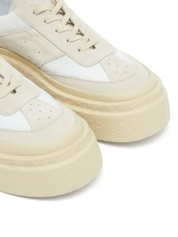 MAISON MARGIELA Chunky Gambetta Lace-up Sneakers - White