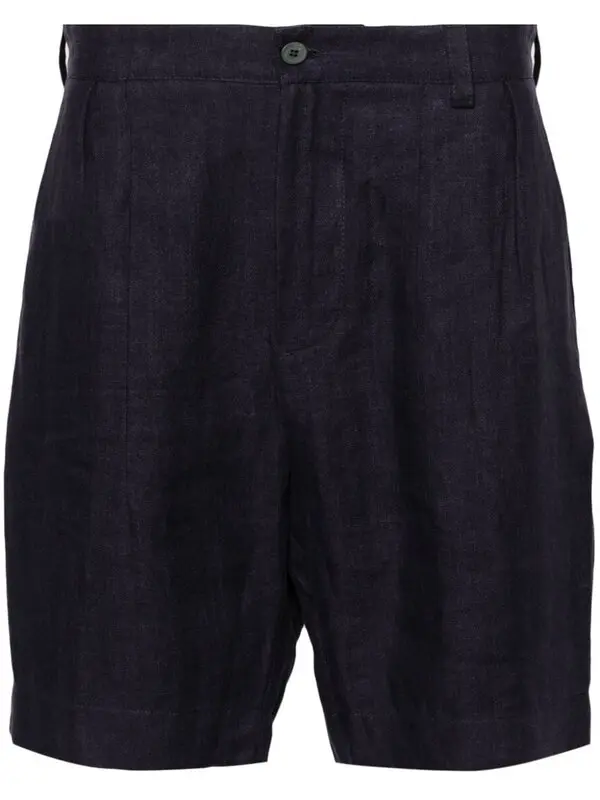 Sease Mid-rise Linen Chino Shorts