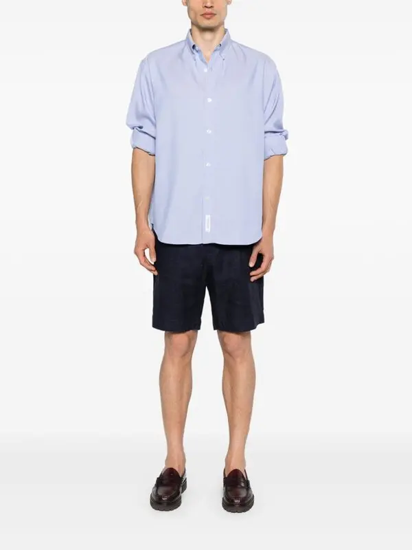 Sease Mid-rise Linen Chino Shorts