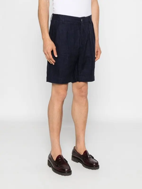 Sease Mid-rise Linen Chino Shorts