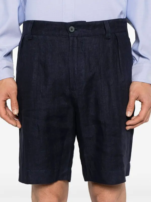 Sease Mid-rise Linen Chino Shorts