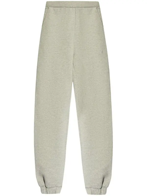 Attico Penny Cotton Track Pants - Grey