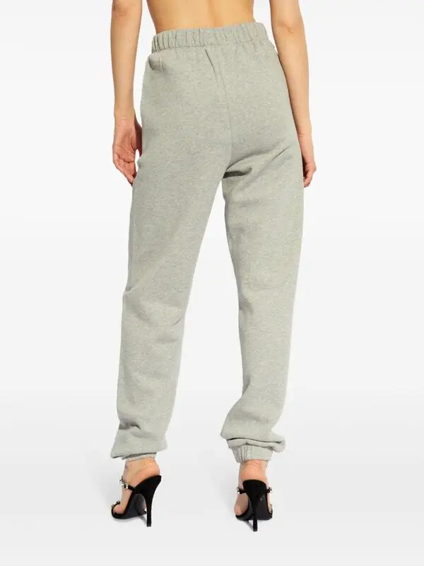 Attico Penny Cotton Track Pants - Grey