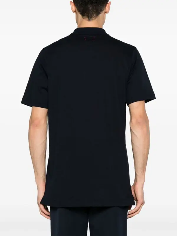 Kiton Half-zip Piqué Polo Shirt