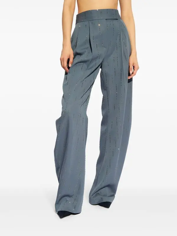 Attico Gary Crystal-embellished Trousers