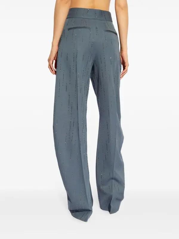 Attico Gary Crystal-embellished Trousers