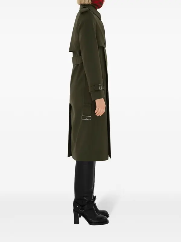 Burberry Notched-lapel Cotton Trench Coat