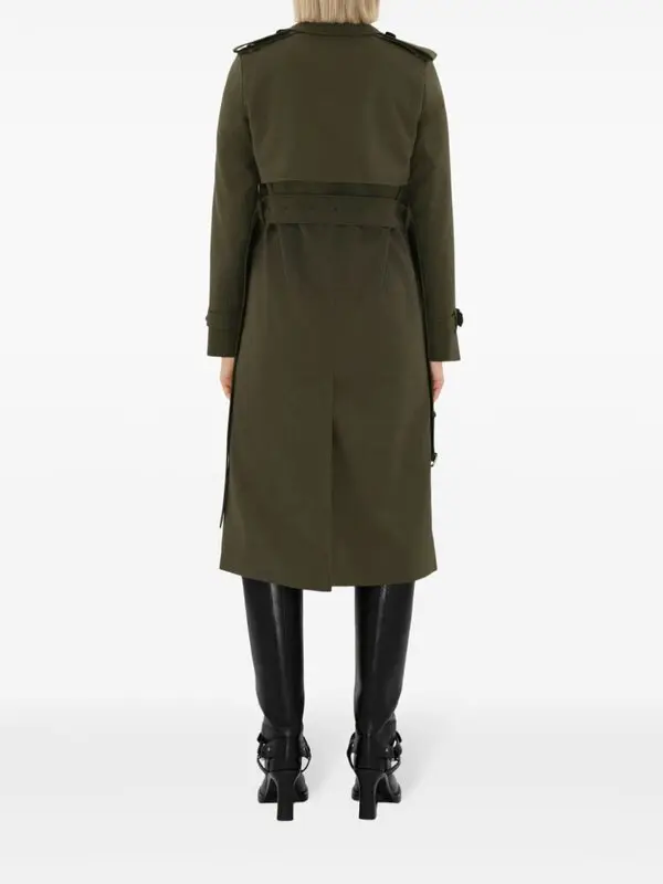 Burberry Notched-lapel Cotton Trench Coat