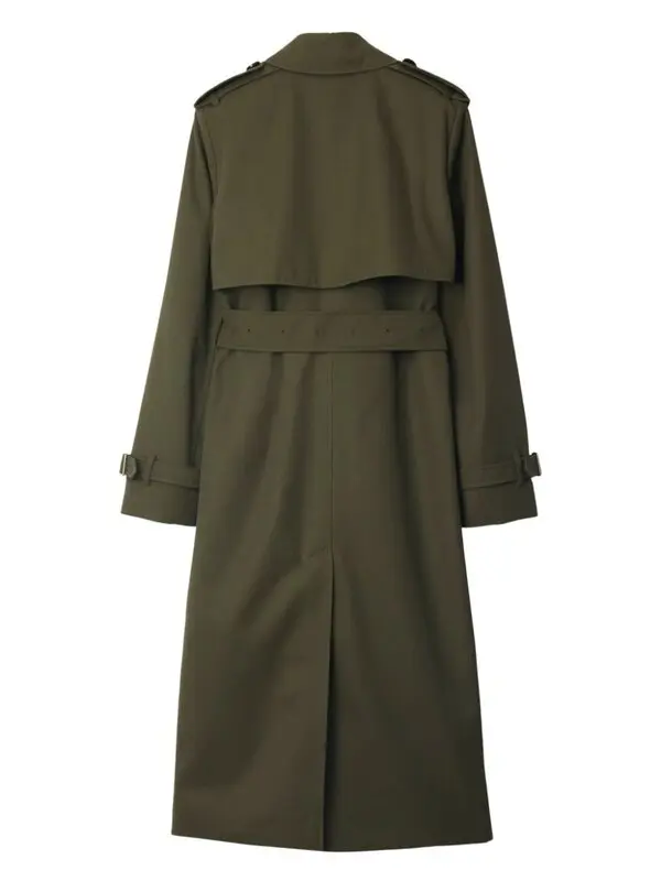 Burberry Notched-lapel Cotton Trench Coat