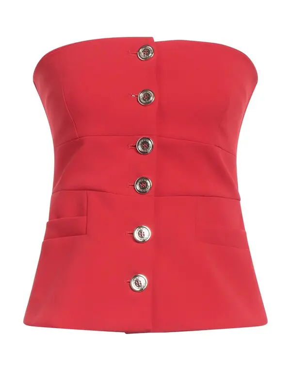 Pinko Top Light Polyester, Elastane - Red