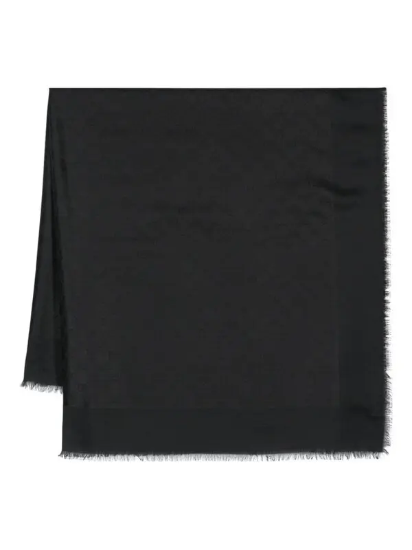 Gucci Gg Logo Jacquard Scarf