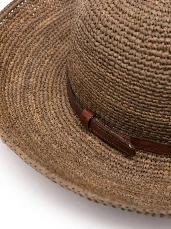IBELIV Rova Raffia Hat - Brown