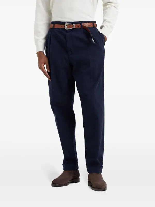 Brunello Cucinelli Pressed-crease Trousers