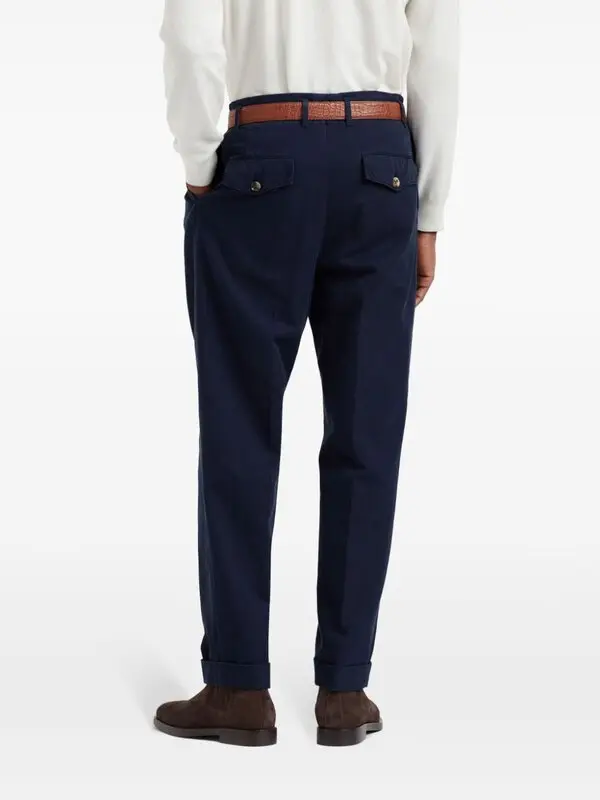 Brunello Cucinelli Pressed-crease Trousers