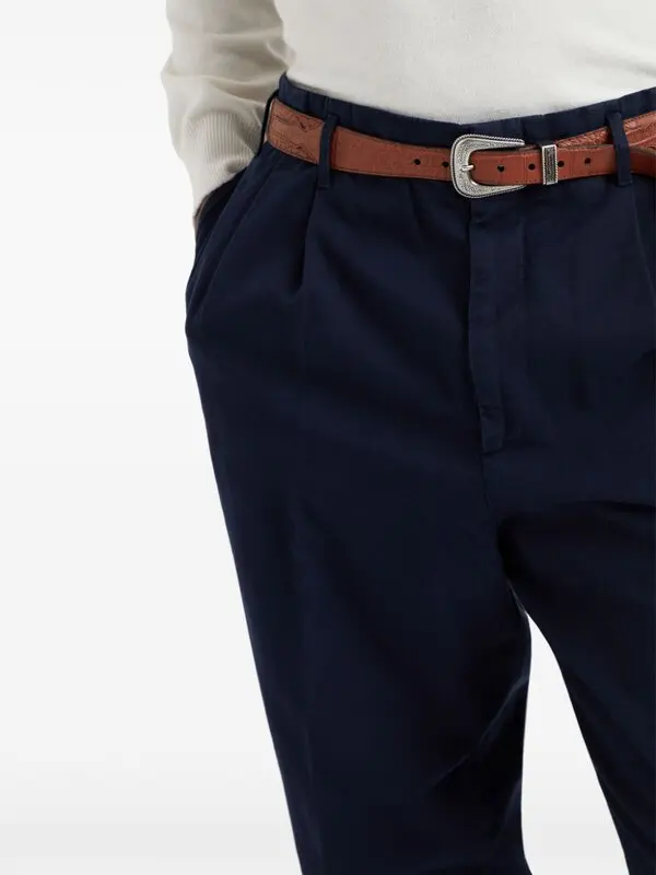 Brunello Cucinelli Pressed-crease Trousers