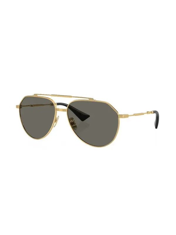 Dolce & Gabbana Aviator-frame Sunglasses - Gold