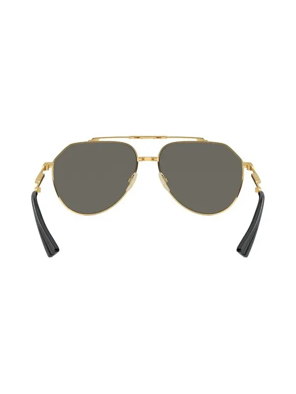 Dolce & Gabbana Aviator-frame Sunglasses - Gold