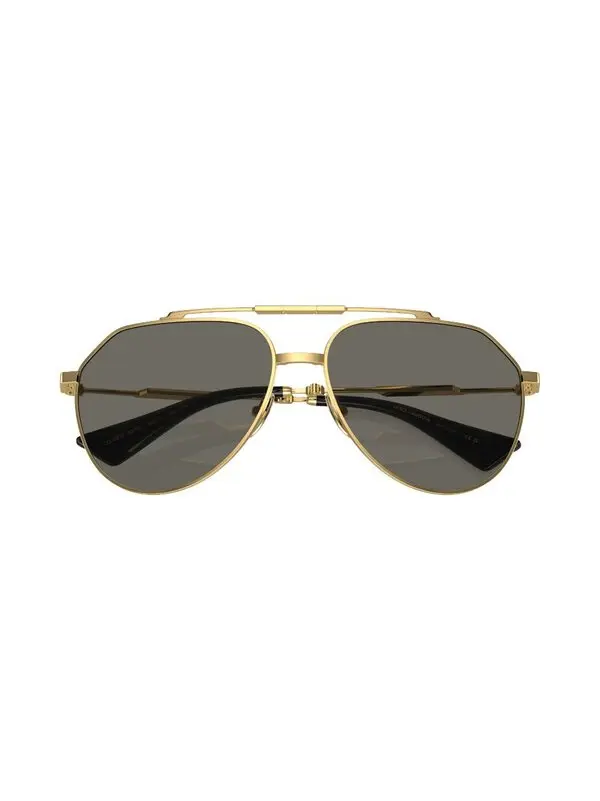 Dolce & Gabbana Aviator-frame Sunglasses - Gold