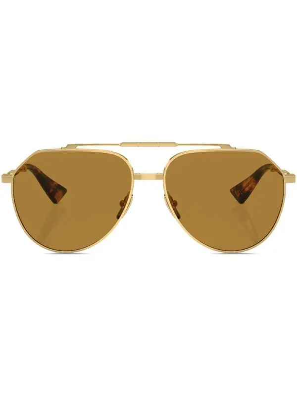Dolce & Gabbana Aviator-frame Sunglasses - Gold