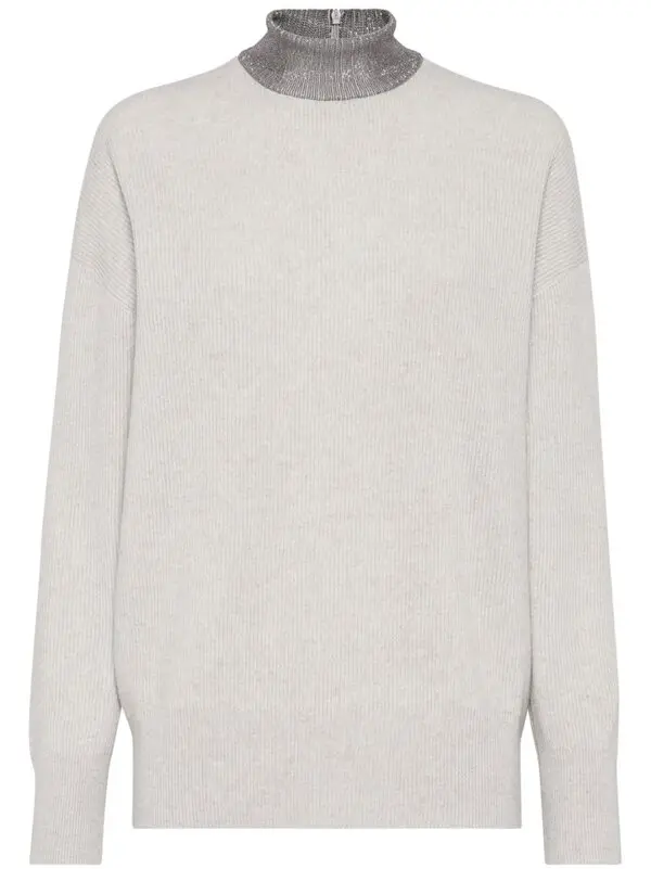 Brunello Cucinelli Monili Chain Cashmere Jumper