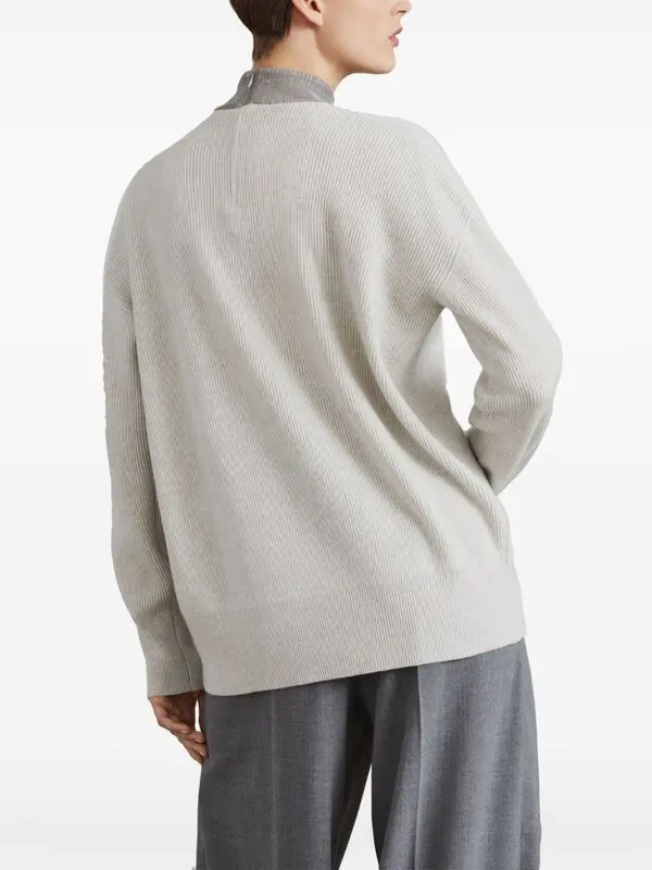 Brunello Cucinelli Monili Chain Cashmere Jumper