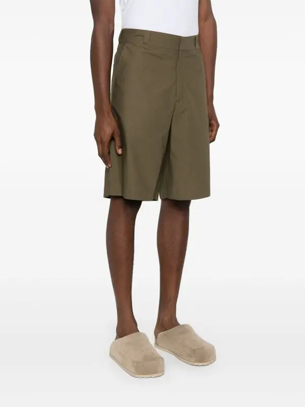 MODES Poplin Bermuda Shorts - Green