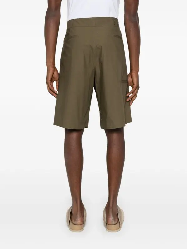 MODES Poplin Bermuda Shorts - Green