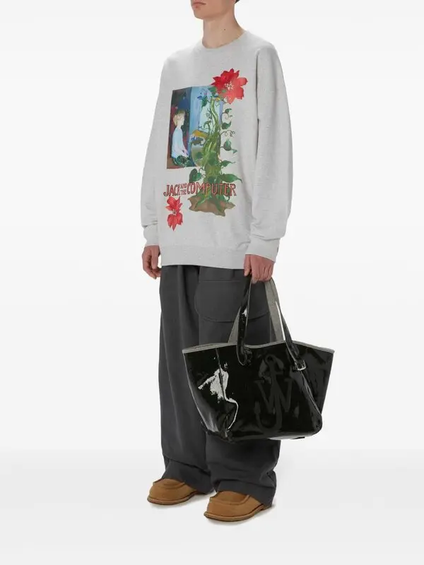 JW Anderson Graphic Print Sweatshirt - Grey