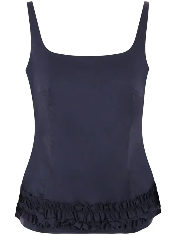MOLLY GODDARD Camille Sleeveless Cotton Top
