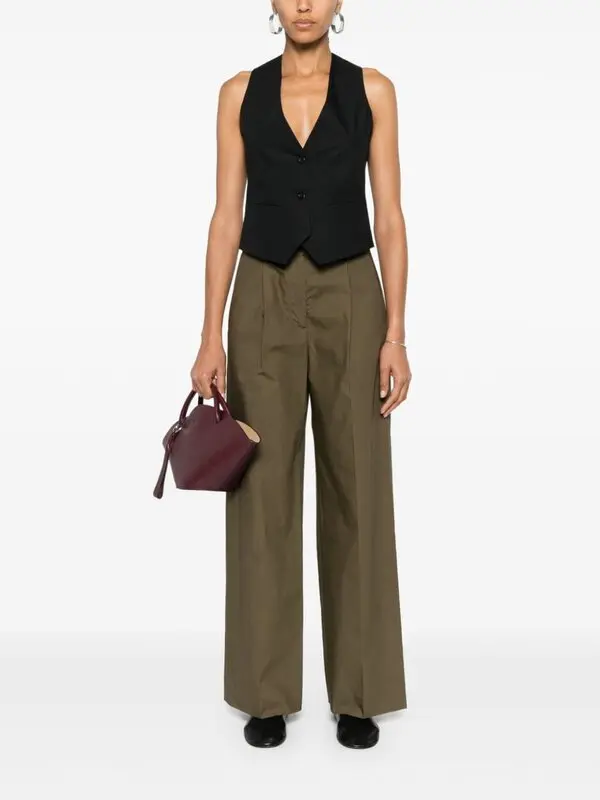 MODES Poplin Straight-leg Trousers