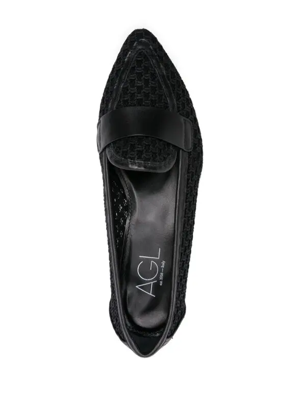 Agl Blanca Woven Loafers