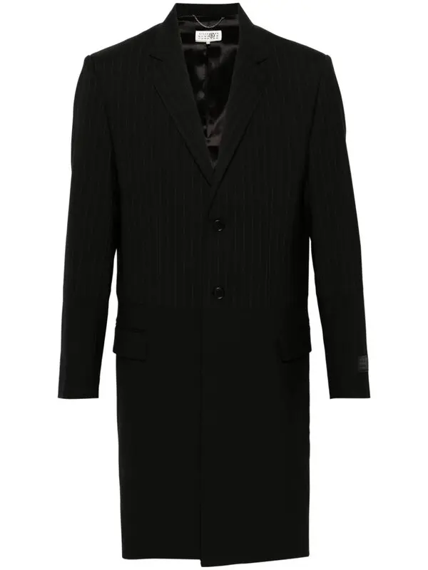 MAISON MARGIELA Panelled Single-breasted Coat