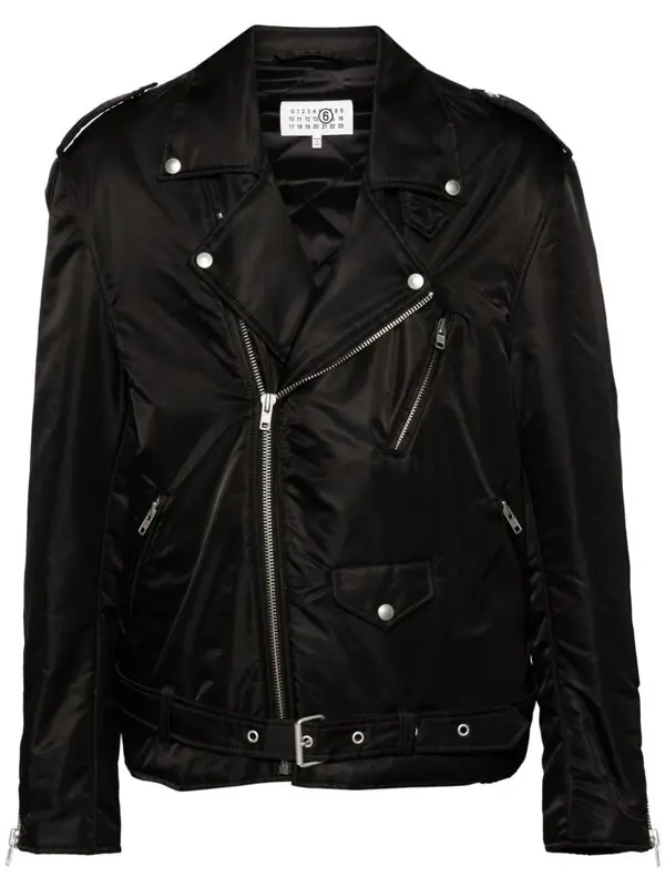 MAISON MARGIELA Belted Padded Biker Jacket