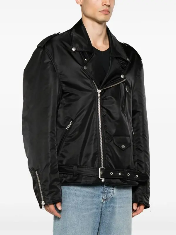MAISON MARGIELA Belted Padded Biker Jacket