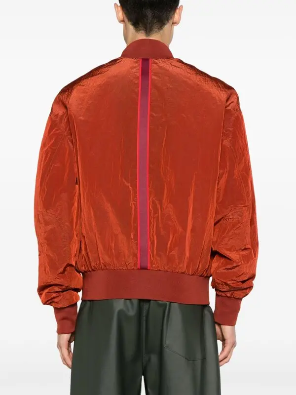 FERRARI Reflective-effect Zip-up Bomber Jacket - Red
