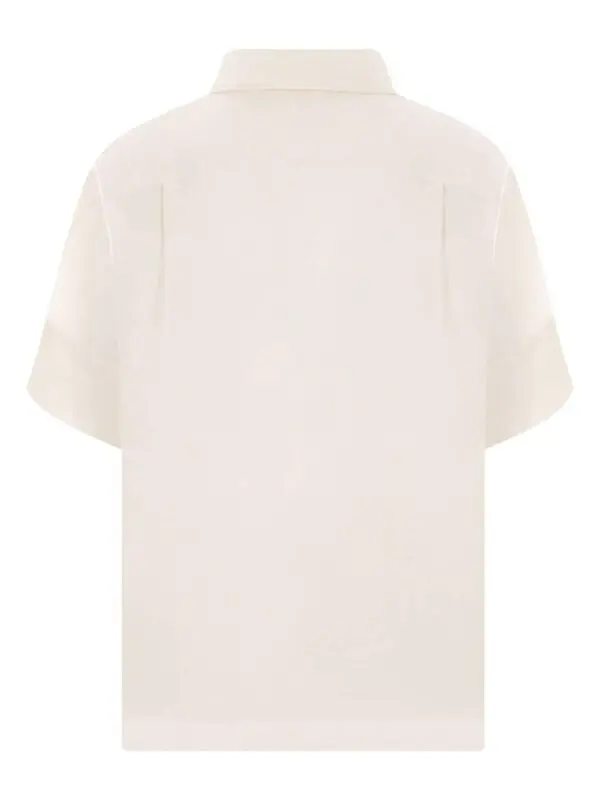 STORY MFG. Greetings Appliqué-lettering Shirt