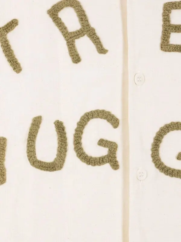STORY MFG. Greetings Appliqué-lettering Shirt