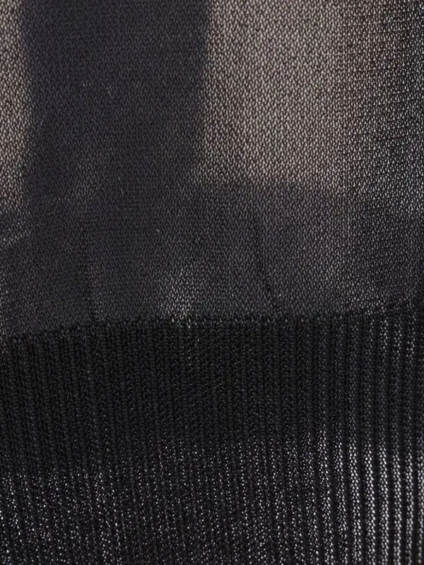 Yohji Yamamoto Semi-sheer Cardigan