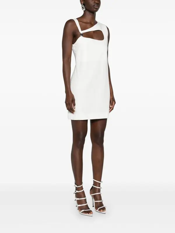 Coperni Cut-out Twill Minidress - White