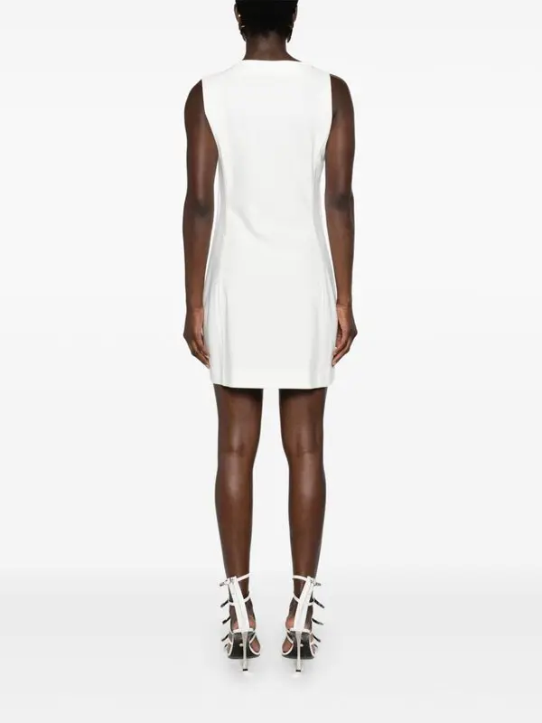 Coperni Cut-out Twill Minidress - White