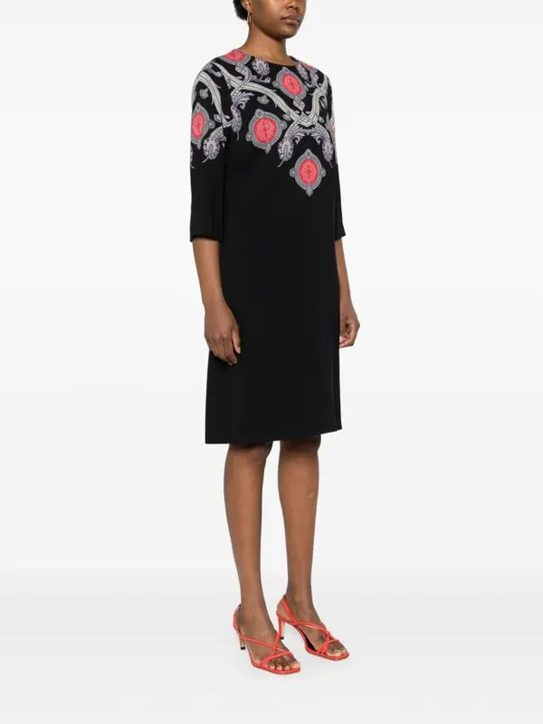 Etro Paisley-print Cady Midi Dress