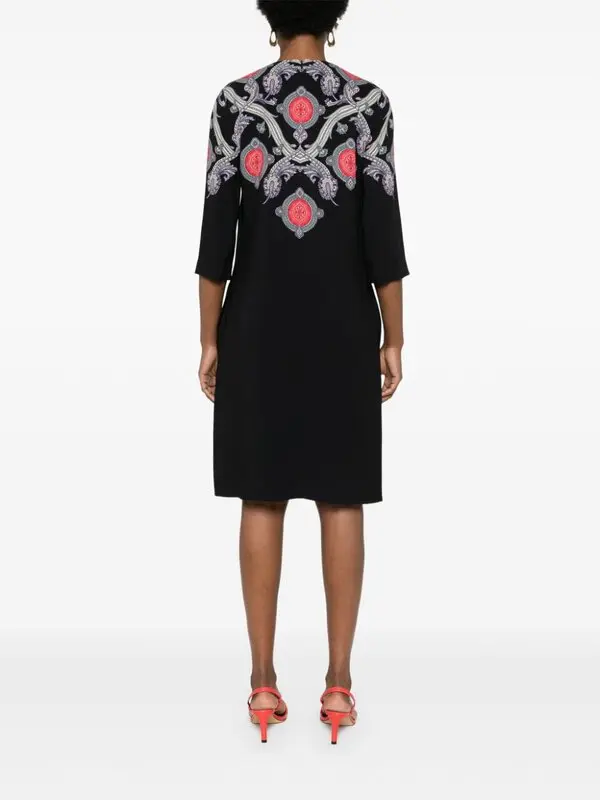 Etro Paisley-print Cady Midi Dress