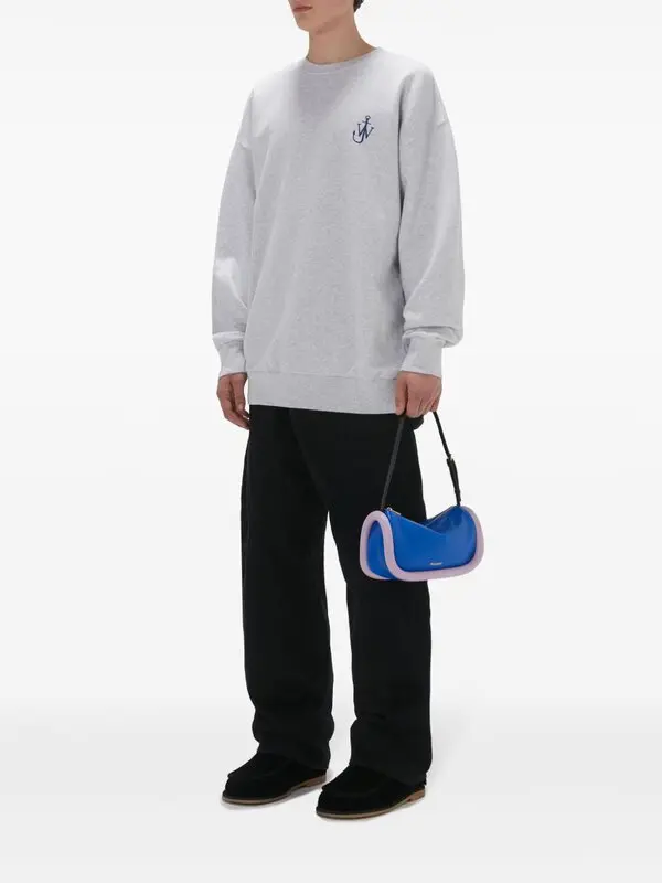 JW Anderson Anchor-logo Organic Cotton Sweatshirt