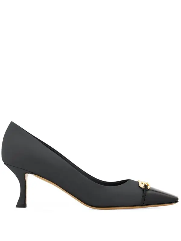 FERRAGAMO 60mm Gancini-plaque Pumps