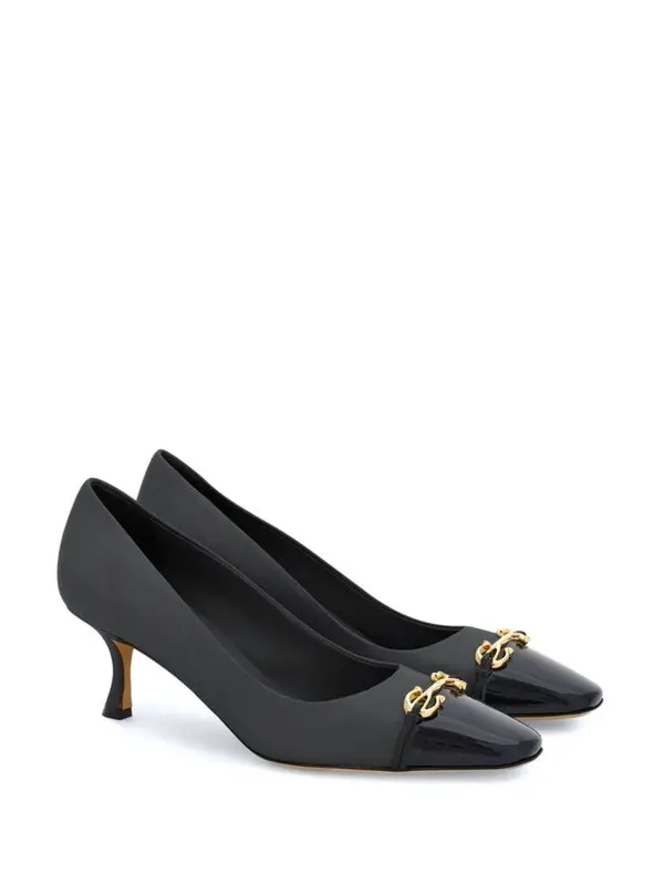 FERRAGAMO 60mm Gancini-plaque Pumps