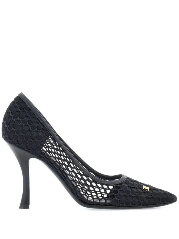 FERRAGAMO 95mm Vara-appliqué Slingback Pumps